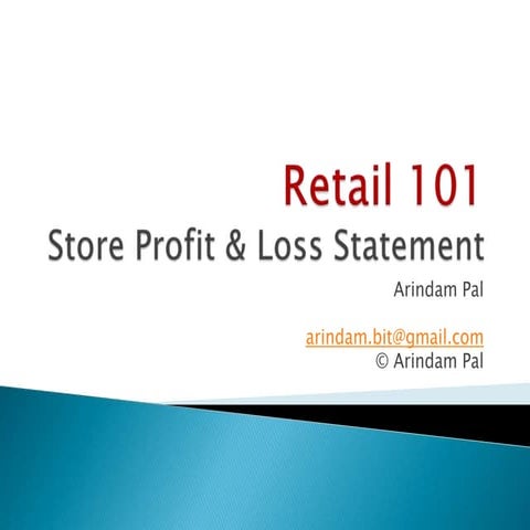 Session 3 store profit and loss | PPT