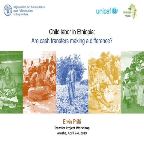 Child Labour in Ethiopia: Are cash transfers making a difference? | PPTX