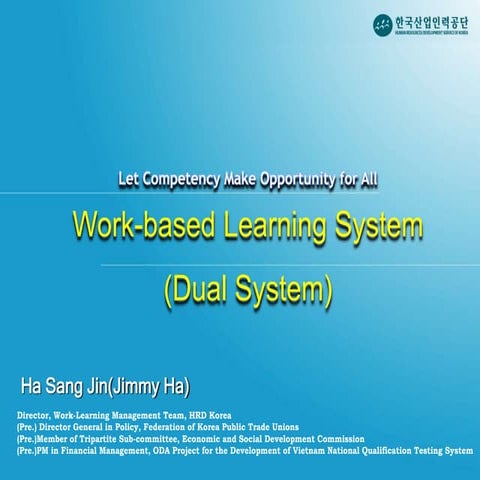 Work-based learning System | PPTX