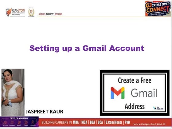 Gmail introduction | PPTX | Internet for Beginners | Internet