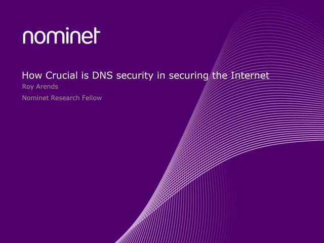 Understanding DNS Security | PPTX