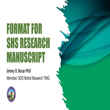 Session 4. SHS Format..IGOT.pptx