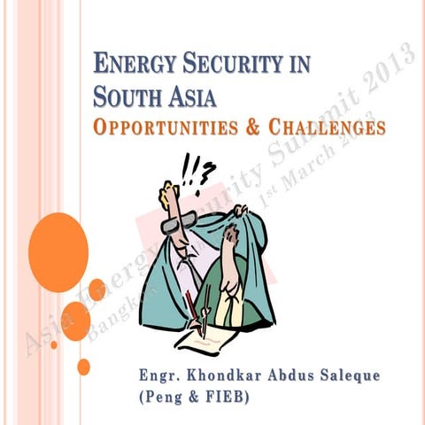 Energy Security in South Asia Opportunities & Challenges | PDF | Asia ...