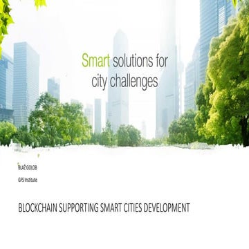 Blockchain supporting Smart City | PDF