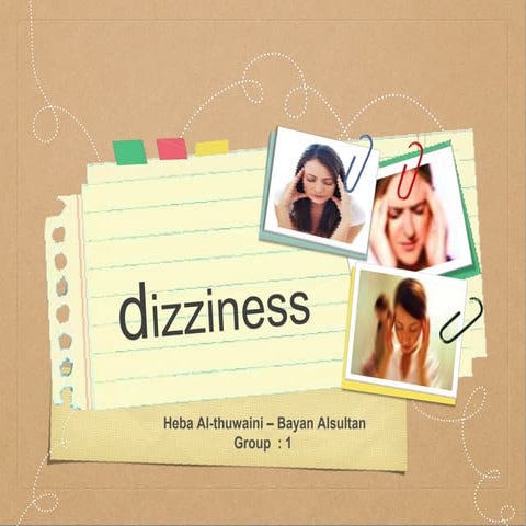 dizziness | PPT