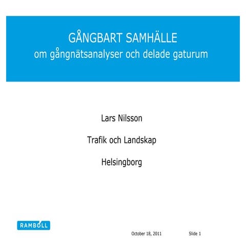 Session 45 Lars Nilsson | PPT