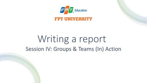 Presentation on Report Writing | PPTX