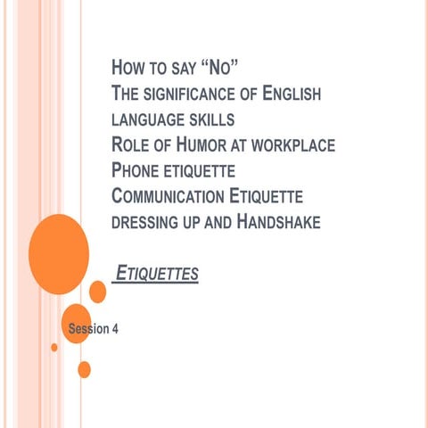 Session 4 meetings | PPTX