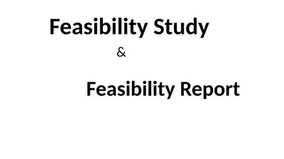 3. Pre-feasibility Study.pptx of project | PPTX
