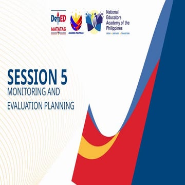 Session 5. Monitoring and Evaluation Planning.pptx