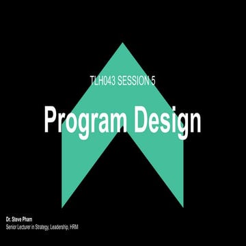 Session 5 Program Desgin.pdf | Education