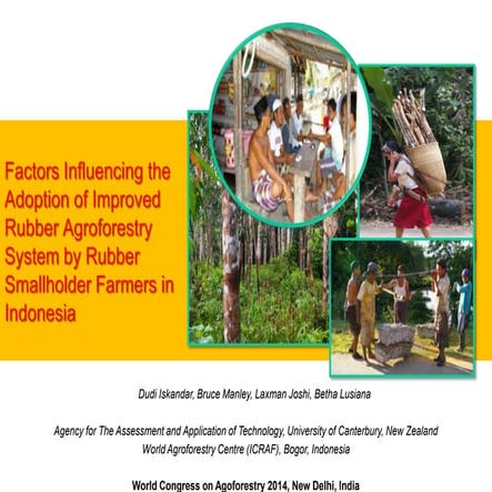 Session 6.2 rubber monoculture or agroforestry | PPTX