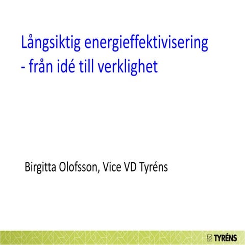 Session 69 Birgitta Olofsson | PPT