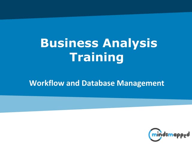 Workflow And Database Management | Ppt
