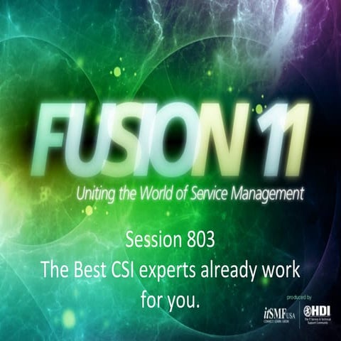 Session 803 dan lafever fusion11 final copy | PPT