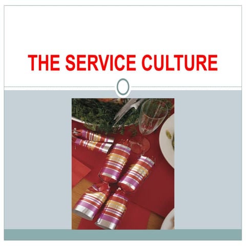 Session 8 The Service Culture in hotels. | PPT