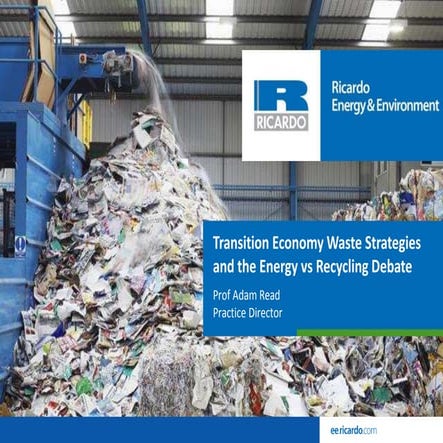 Revolutionizing Wind Turbine Reuse and Recycling Pitch Deck Template | PDF