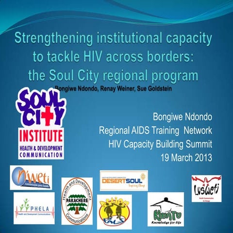 Bongiwe Ndondo - Soul City | PPT