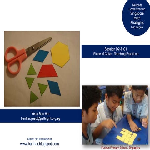 Singapore Math Session D2 and G2 | PPTX