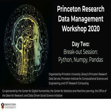 Rdm 2020 Python Numpy And Pandas Ppt
