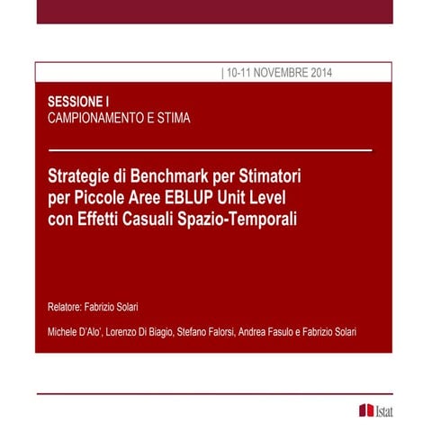 M. D’Alo’, L. Di Biagio, S. Falorsi, A. Fasulo, F. Solari - Strategie ...