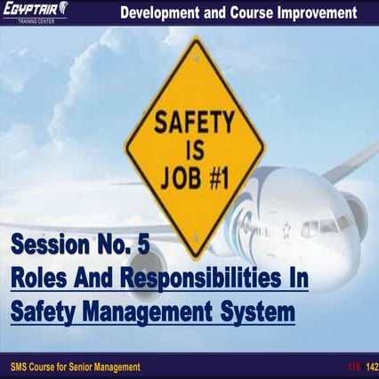 Session no. 5 roles and responsibilities in safety management system | PDF