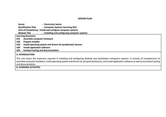TLE ICT 10 CSS MELC (UNOFFICIAL) | PDF