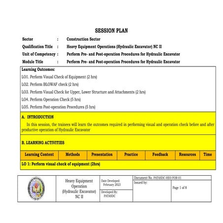 Session Plan UC 1 HEO Hydraulic Excavator.docx