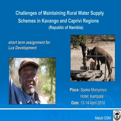 Session SDM - IRC Namibia presentation | PPT