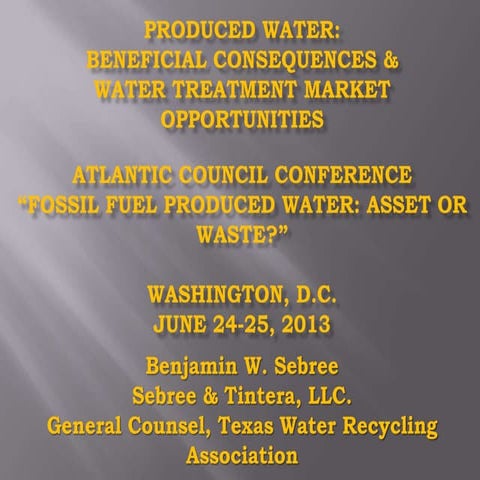 Lauren Fahnestock: One Water: Challenges and Opportunities for Water ...