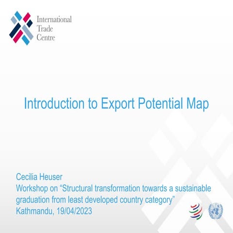 Trade Map provides - in the form of tables, graphs and maps | PDF