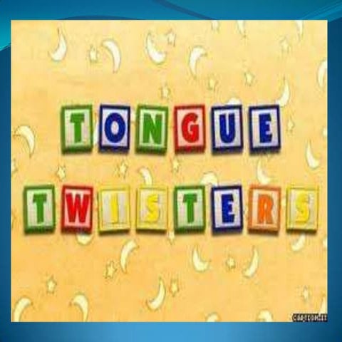 tongue twister | PPTX