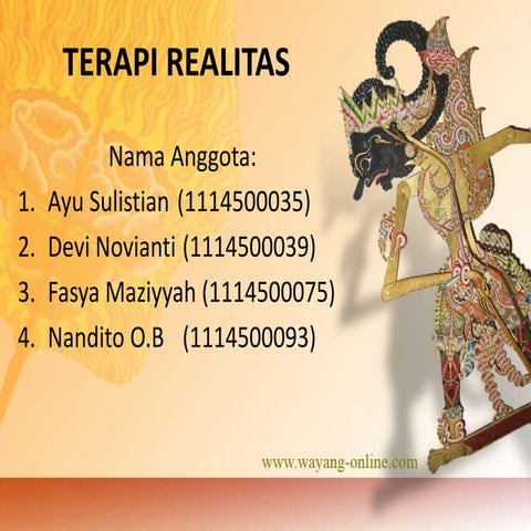 TERAPI REALITAS | PPT