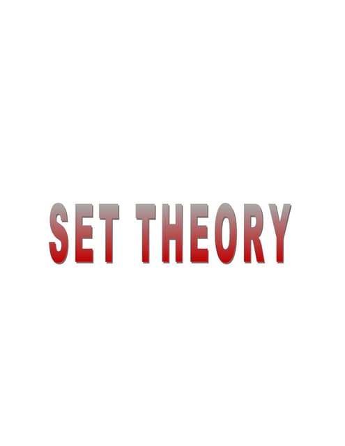 SET THEORY AND LOGIC.pptx General Mathematicd | PPTX