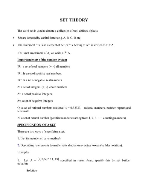 Universal Set and Subset using Venn Diagram | PDF