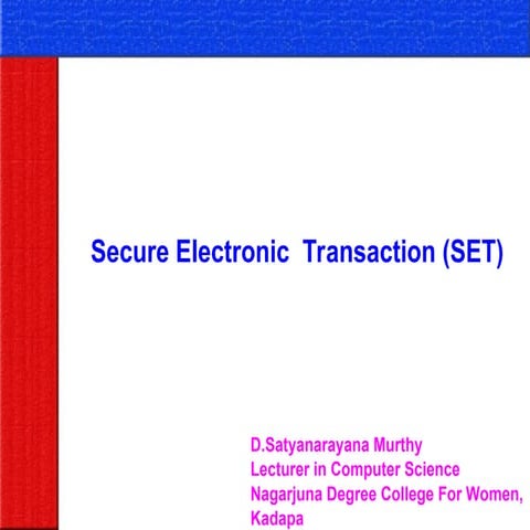 Secure enhancement transaction presentation | PPT