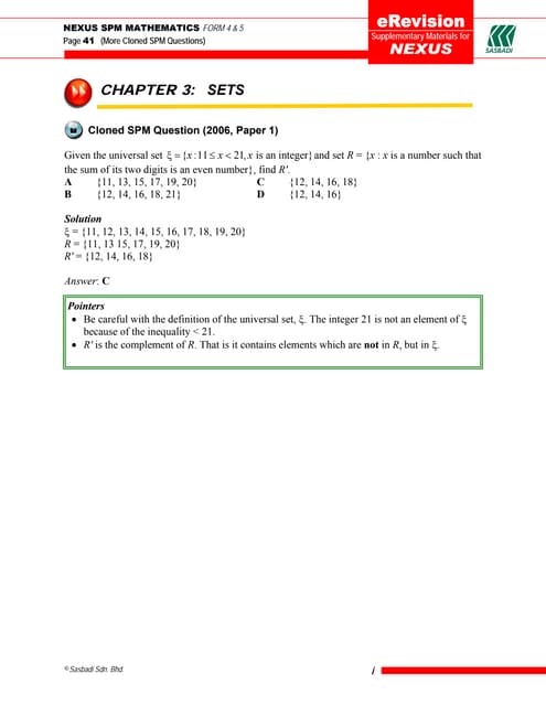 Additional Mathematics form 4 (formula) | PDF