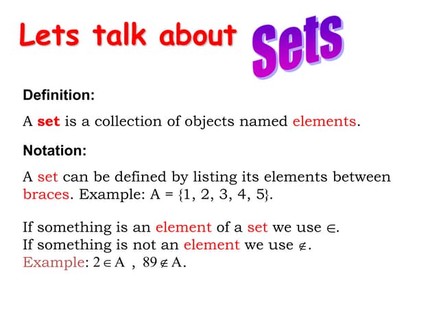 Element Notation Examples
