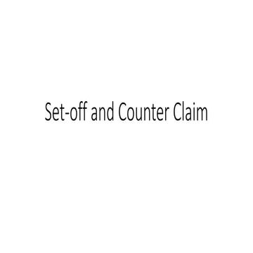 Set-off and Counter Claim in civil procedure code.pdf