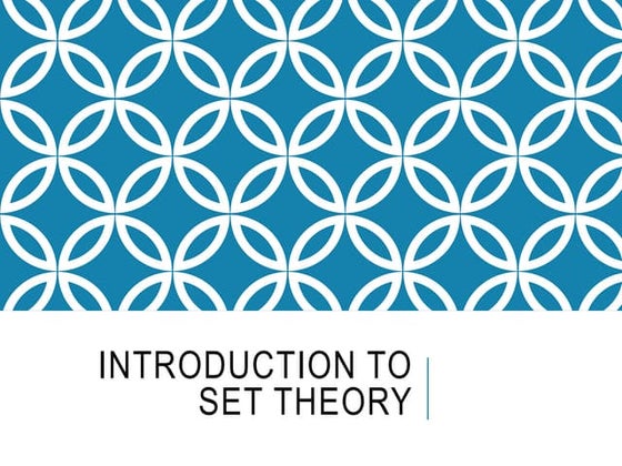 Introduction to Sets | PPT