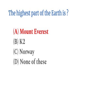 General Knowledge MCQs with answers || 50 GK MCQs || Set 05 | PPT