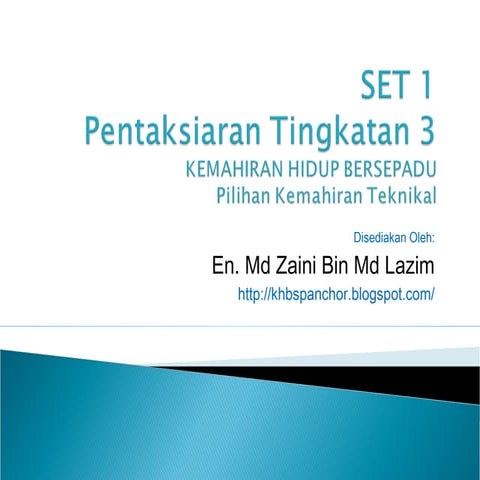 SET 1 KHB KT PT3 | PPT