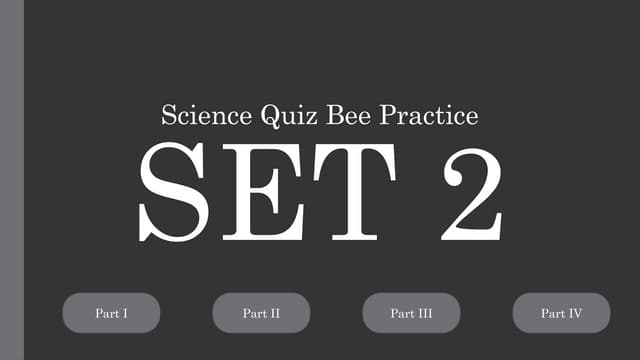 241889633-Science-Quiz-Bee-grade-6.pptx | Physics | Science