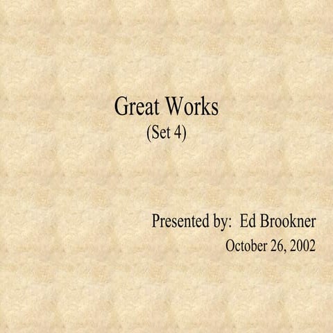 Set 4 Oct. 24, 2009 | PPT