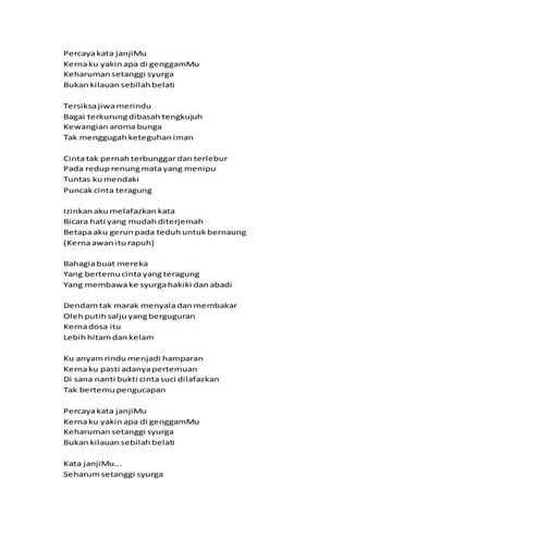 Setanggi syurga | DOCX