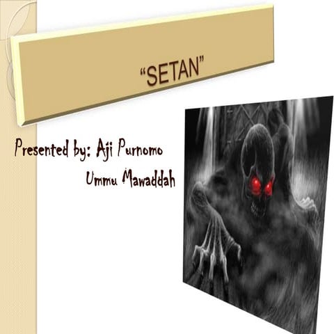 Setan power point | PPTX