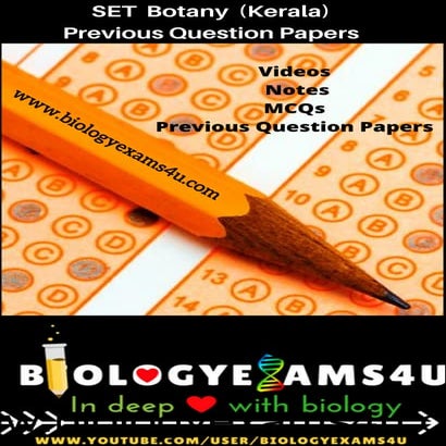 SET Botany Previous Question Papers with Answer key (Kerala) 2010- 2017 ...