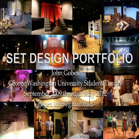 Set Design Portfolio - John Goben | PPTX