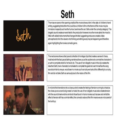 Seth film analysis | PPT