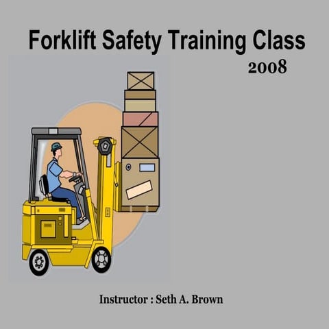 Forklift training